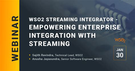 Wso2 Streaming Integrator Empowering Enterprise Integration With Streaming