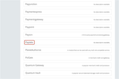 1 4 1 Whmcs Plugin Setup And Activate The Integration Method Paytabs Support Portal