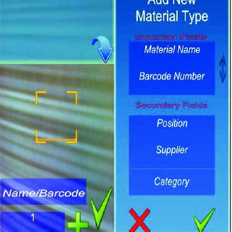 Barcode Scanner New Material Fields Download Scientific Diagram