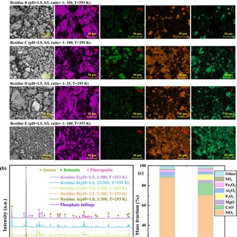Mineralogical Characteristics Of The Phosphate Tailings A Surface