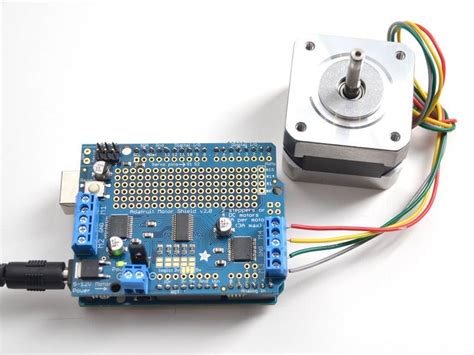 How To Drive Stepper Motor With Arduino Motor Shield Kevin Wling