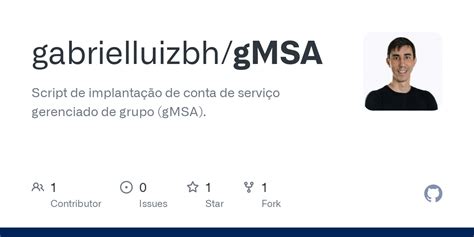 Github Gabrielluizbh Gmsa Script De Implantação De Conta De Serviço