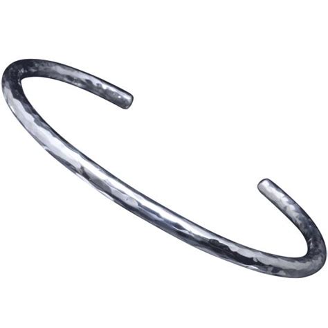 【楽天市場】龍頭 直径3mm 丸鎚目バングル Round Bar バングル メンズ シルバー シルバーバングル メンズバングル シルバー925