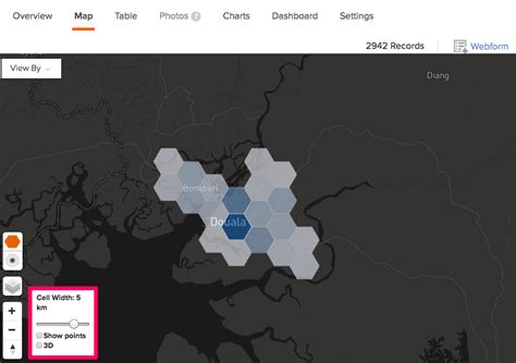 how to add heatmaps and hexbins to a basemap ona data help center