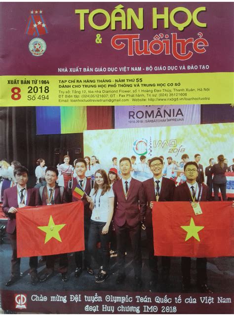 Toán Học Tuổi Trẻ TOANMATH