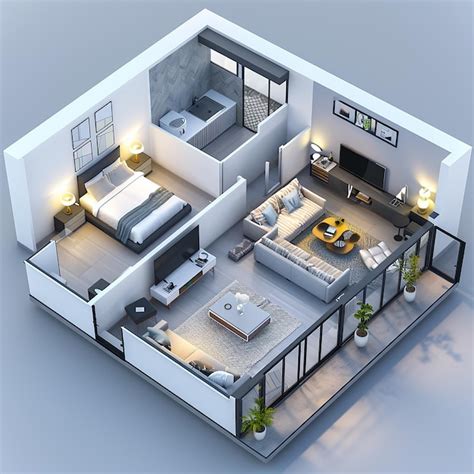 3d Room Premium Ai Generated Image