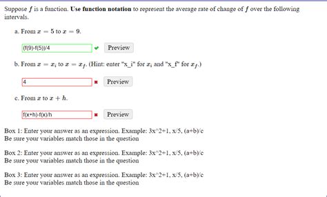 Solved Suppose F Is A Function Use Function Notation To