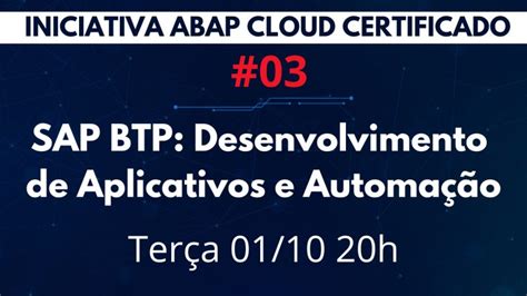 Sap Abap Sapabap Abapcloud Cristiano Santos 📲