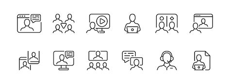 직원 설정 아이콘입니다 워크 플로 전세계 대리자 행성 온라인 회의 부하 직원 계층 구조 미디어 피드백 웹 사이트 사업 개념입니다