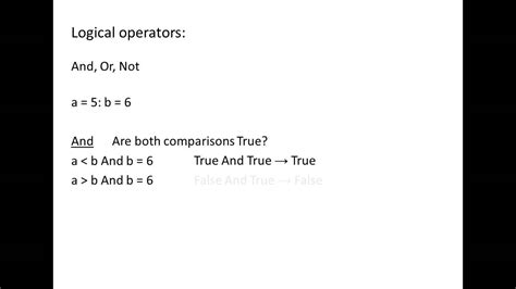 Excel VBA Topic 6 1 Relational And Logical Operators YouTube