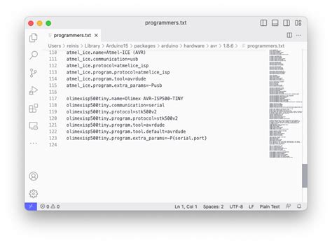 Custom Isp Programmerstxt On 2x And Macos Location Structure Ide 2x Arduino Forum