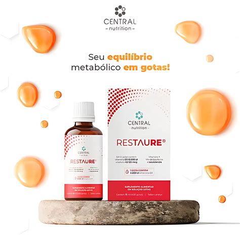 Restaure Gotas 15ml Central Nutrition Nutrione Suplementos