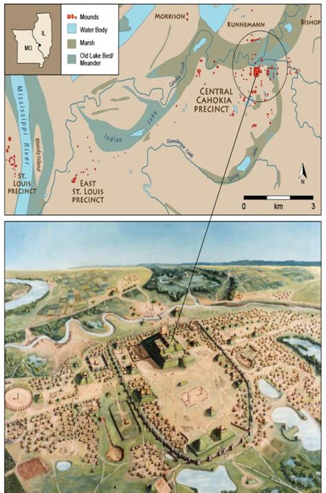 Cahokia Mounds Map Explore Cahokia Mounds State Historic Site