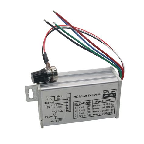 12V 24V Max 20A PWM DC Motor Stepless Variable Speed Control Controller Switch Free Shipping