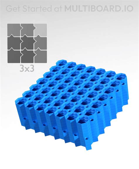 8x8 Tiles 3x3 Board Ironing Stack 3d Model By Multiboard On Thangs