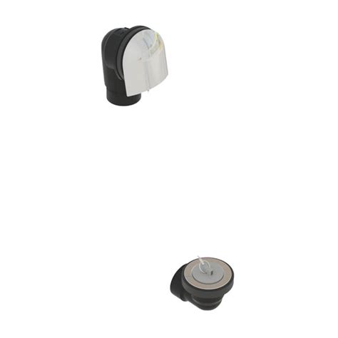 OSB ABS OFFSET WASTE OVERFLOW PLUG CHAIN HALF KIT CSHK CP Mekco Supply Inc