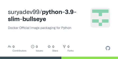 Github Suryadev99python 39 Slim Bullseye Docker Official Image
