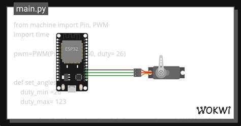Servo Motore Wokwi ESP STM Arduino Simulator