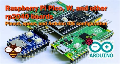 Raspberry Pi Pico W And Other Rp2040 Boards Pinout Specs And Arduino Ide Configuration 1