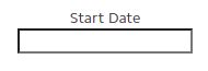 Javascript How Can I Remove Border From My DatePicker Input Box