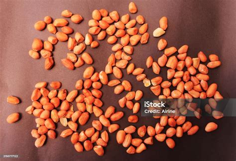Close Up Peanuts Ingredients Food Macro Photography Background Texture