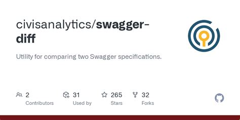 Github Civisanalyticsswagger Diff Utility For Comparing Two Swagger