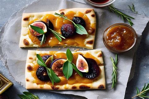 Queso De Valdeón And Fig Jam Flatbread Recipe Bix