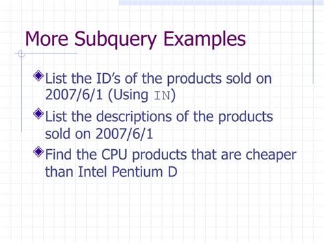 Ppt Cs122 Using Relational Databases And Sql Subqueries And Set