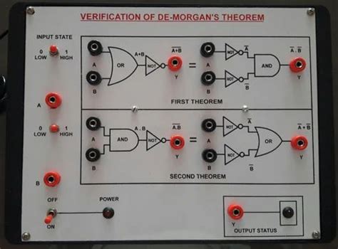 5w Verification Of De Morgans Theorem For Laboratory At ₹ 5500piece