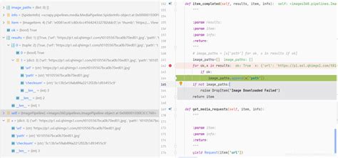 Python Scrapypipelinesimages Itemcompleted方法中 X For Ok X In Results