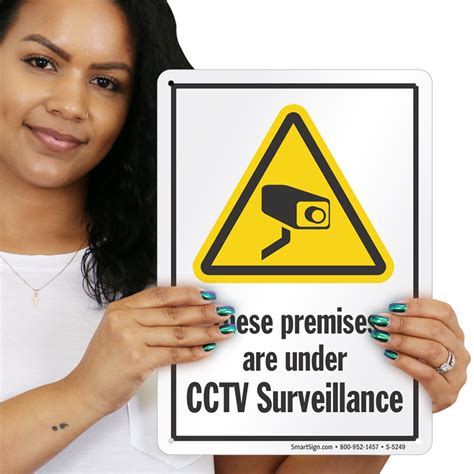 These Premises Are Under Cctv Surveillance Sign Sku S 5249