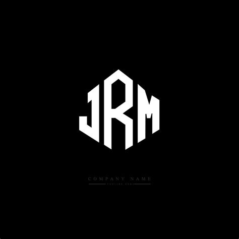 Jrm Letter Logo Design With Polygon Shape Jrm Polygon And Cube Shape