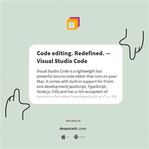 Code Editing Redefined Visual Studio Code Deepstash