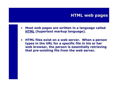 PPT Part 3 Creating Basic HTML Web Pages PowerPoint Presentation Free Download ID 1388686