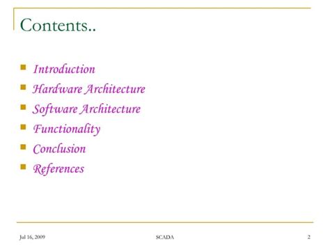 Scada Ppt Databases Computer Software And Applications