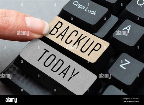 Conceptual Caption Backup Word Written On Copy Of File Or Other Item Data Made In Case Original