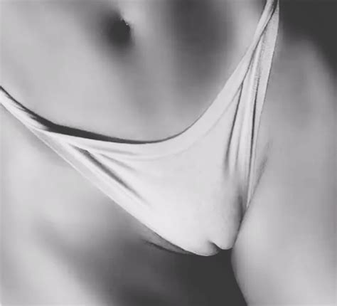 Photo My Girlfriend Cameltoe Under Panties Do You Like When You See Pussy Trough Lingerie