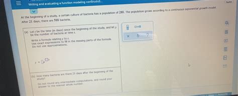 Solved Writing And Evaluating A Function Modeling