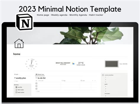 2024 Notion Template Notion Dashboard 2024 Digital Planner Notion