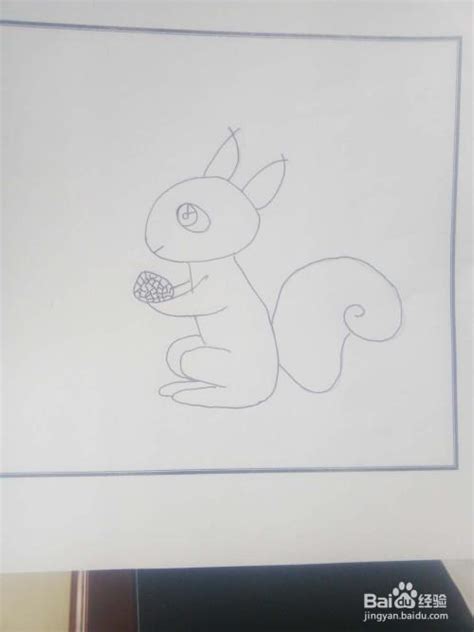 松鼠的尾巴当降落伞的简笔画 简笔画图片大全 普车都