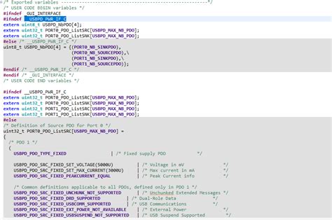 Solved Usb Pd Cubemx Missing Code For Src Pdos Stmicroelectronics Community