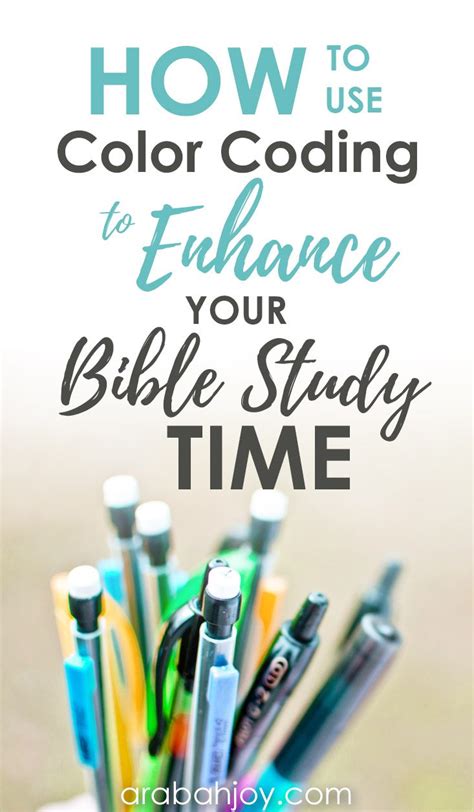 How To Use Color Coding To Enhance Your Bible Study Time