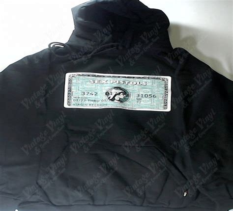 Sex Pistols Credit Card Hoodie Vintage Vinyl Regina