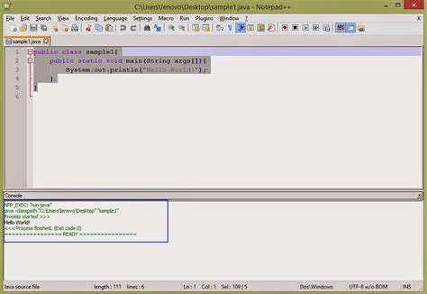 Pc Guide 4 You Compile And Execute Programs In Notepad