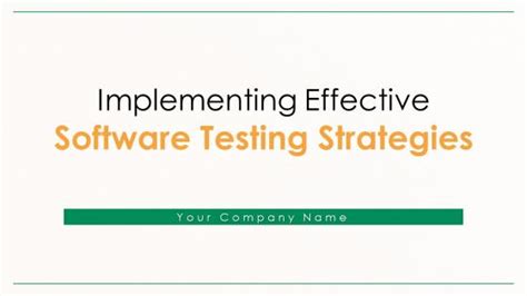 Software Testing PowerPoint Presentation And Slides PPT Template SlideTeam
