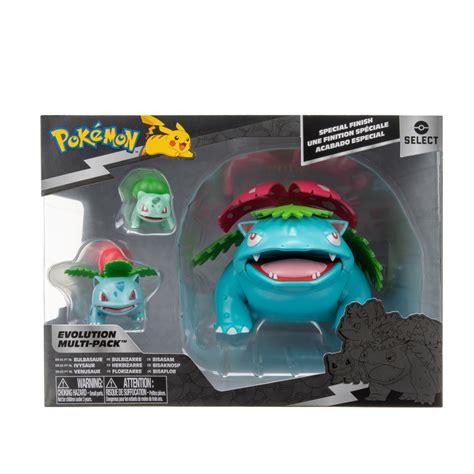Ripley Pack 3 PokÉmon Pkw2775 Multi Evolucion Figuras Pokemon Bulbasaur Ivysaur Venusaur