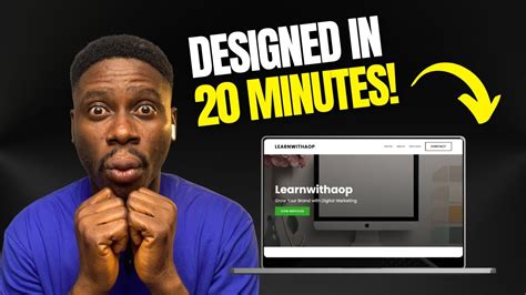 Create Website In 20 Minutes With Free Ai Website Builder No Coding Youtube