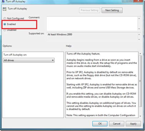 Disable Autorun Autoplay In Windows