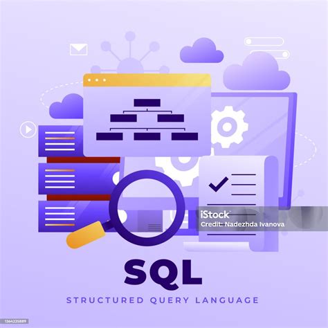 그라데이션 Sql 일러스트 벡터 일러스트레이션 Php 프로그래밍 언어에 대한 스톡 벡터 아트 및 기타 이미지 Php