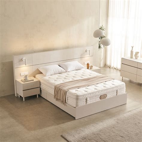 커스텀스톤 수납형 침대 프레임 협탁패널 풀세트 [qk]